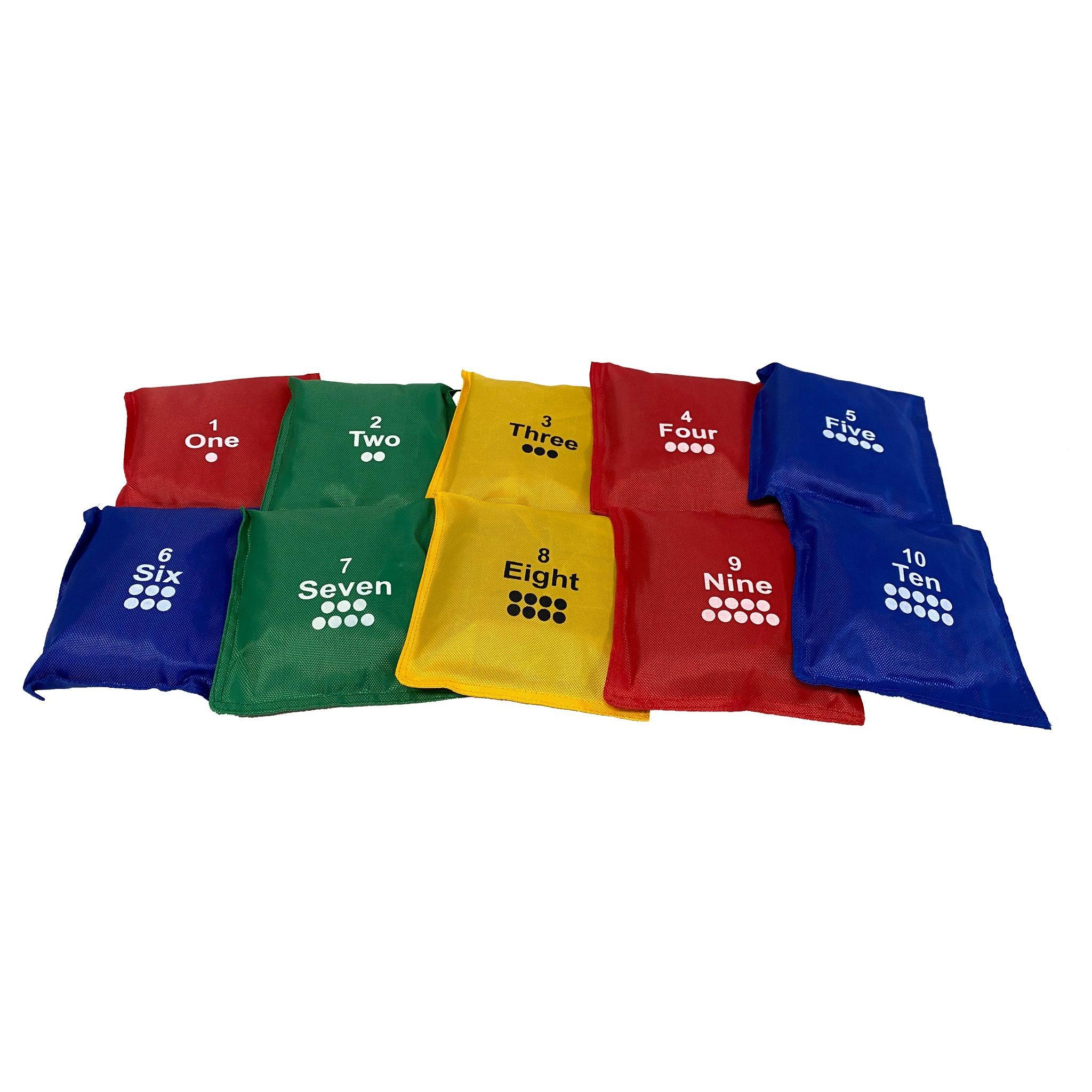Number Bean Bags (Set of 10) @ A$17.95