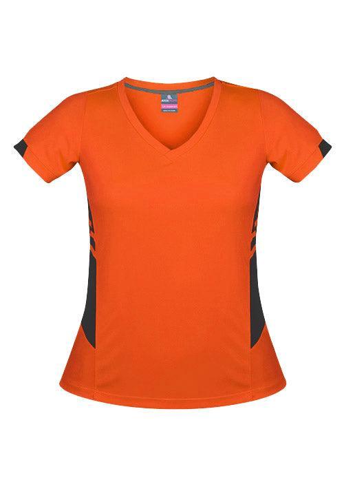 Ladies Tasman Tee Neon Orange/Slate @ A$23.90